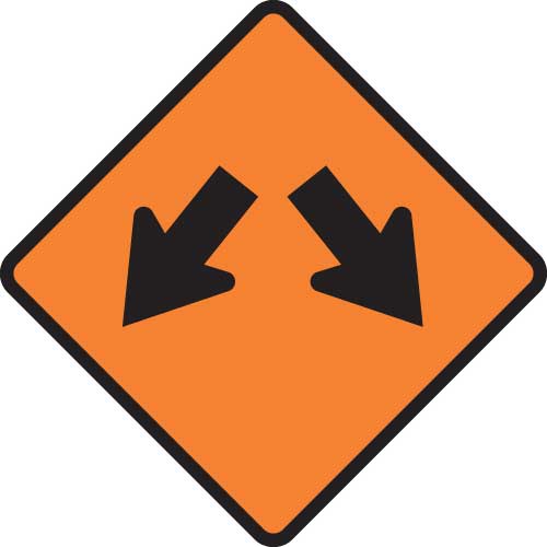Diverge Sign – Level 1 | Highway 1