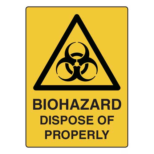 Biohazard Dispose Of Properly | Highway 1