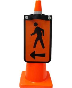 Cone Mounted Road Signs - Highway 1